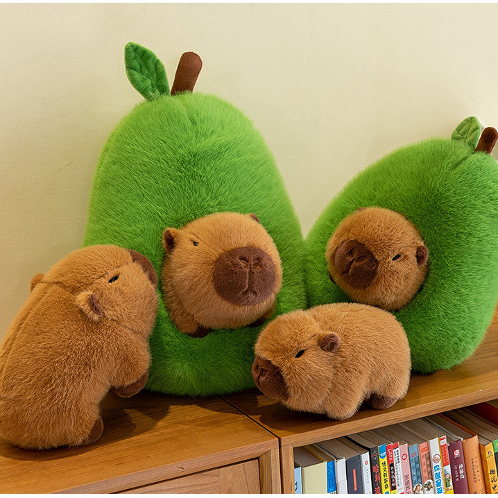 62987 capybara Doll Plush Doll Toy Doll Avocado labubu Clothes Cartoon ...