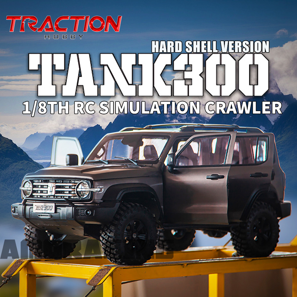 TRACTION HOBBY KM 1:8 TANK300 Simulation Hard Shell Version 2.4GHz RTR ...