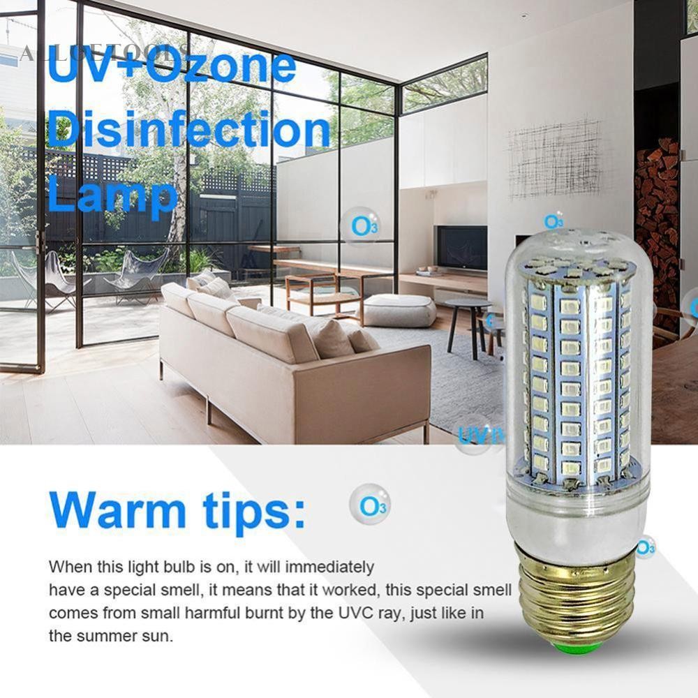 E27 LED UV Germicidal Lamp UVC Disinfection Sterilizer Sanitizer Light Corn Bulb [alloetools.ph ...