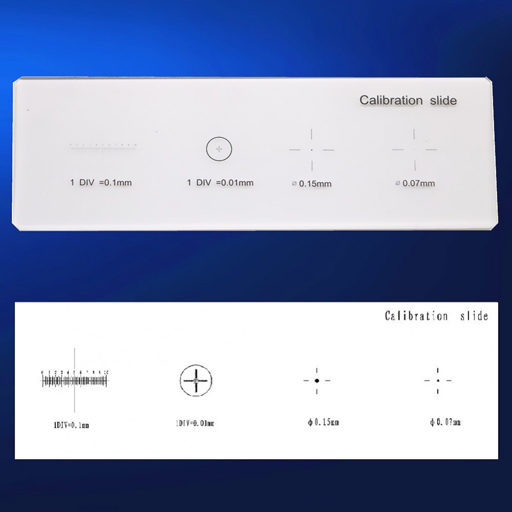 Calibration Tool for Microscopes Featuring Two Division Sizes of 0 01mm ...