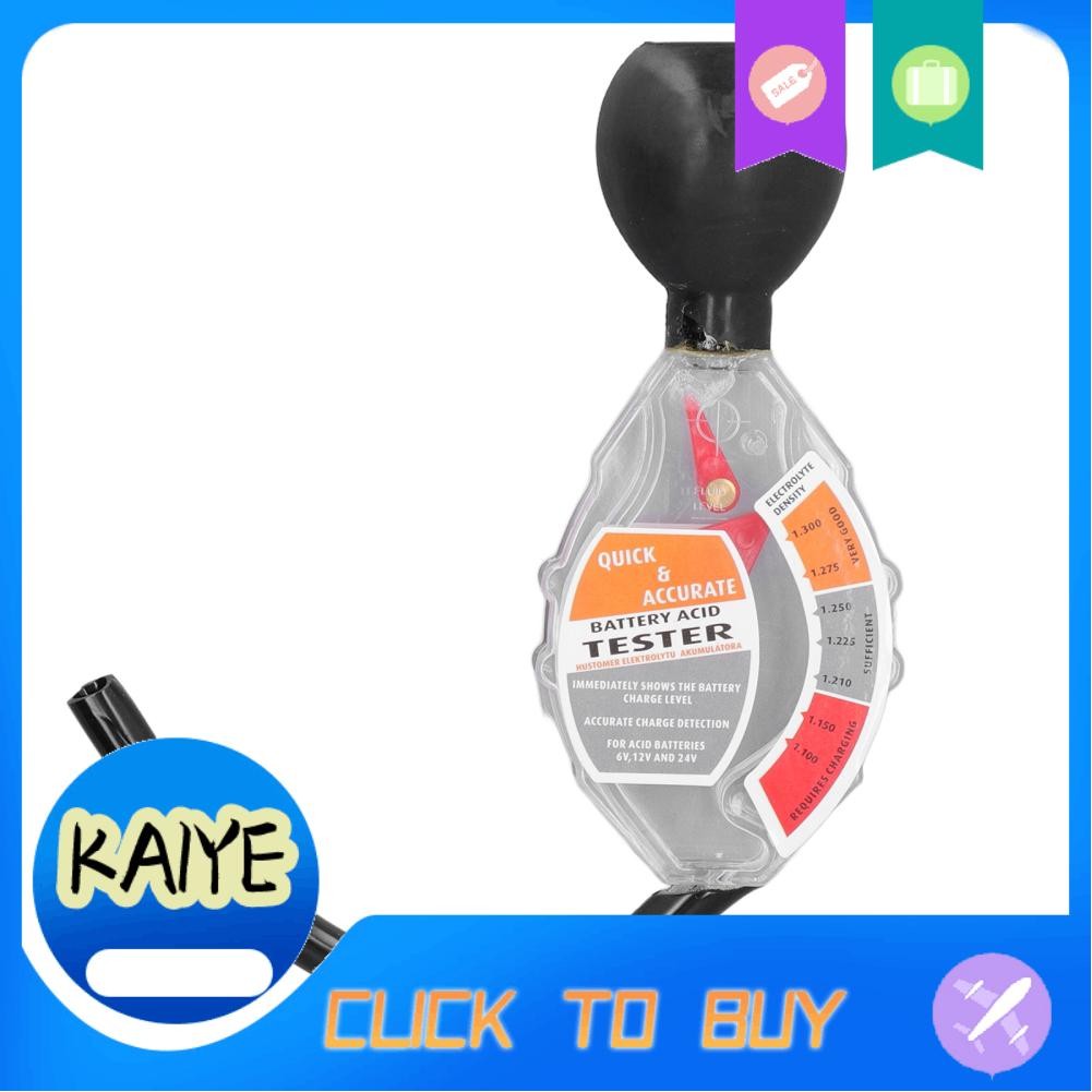 Kaiye Car Battery Hydrometer Accurate Gravity Tester Fast Detection for ...