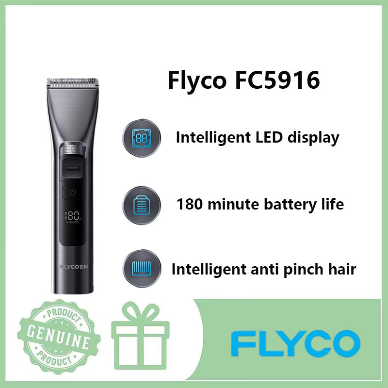 FLYCO FC5916 High-end Hair Clipper, Electric Shaver for Barbershop Use, Washable Home Haircut ...