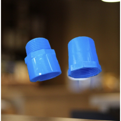 PER PIECE MALE FEMALE ADAPTOR BLUE PVC ADAPTER | Shopee Philippines