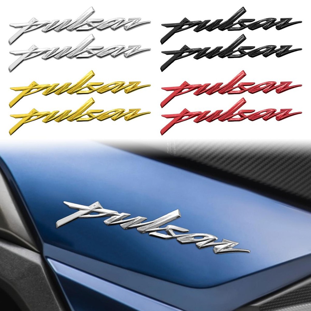 2pcs 3D Decal Soft Glue Motorcycle Sticker Emblem Logo Modification ...