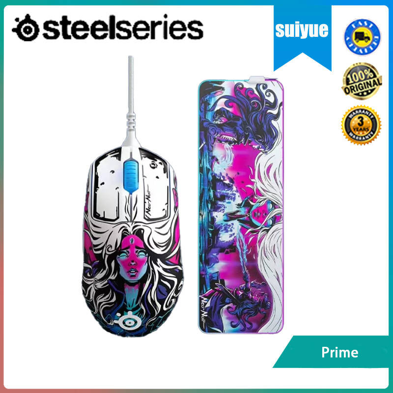 SteelSeries Prime Cable Esports Lightweight Gaming Mouse CSGO Black ...