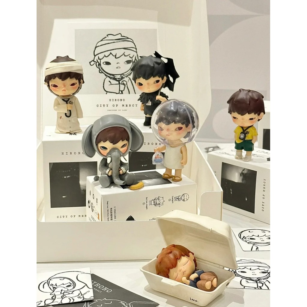 POP MART Hirono City OF Mercy Series Figures Blind Box Action Toys ...