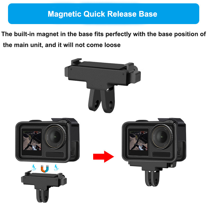 Magnetic Camera Mounting Base with 1/4Inch Screw Hole Quick Release ...