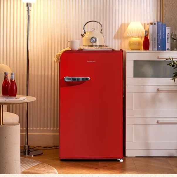 Magictec American Retro Mini Mini Refrigerator Household Small Single ...