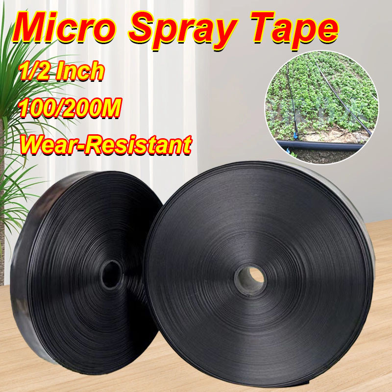 Garden Micro Spray Tape Dropper PE Plastic Farm Drip Irrigation Flat ...