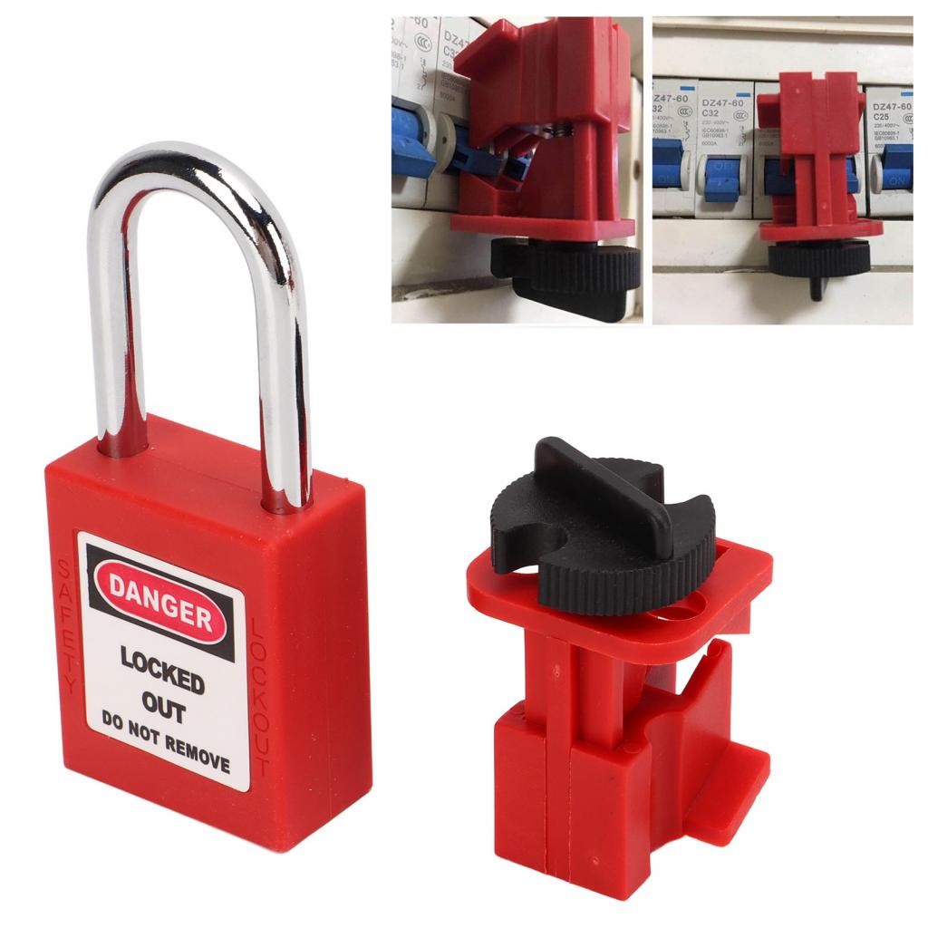 Ccing Circuit Breaker Lockout Device Body Plated Lock Beam | Shopee ...