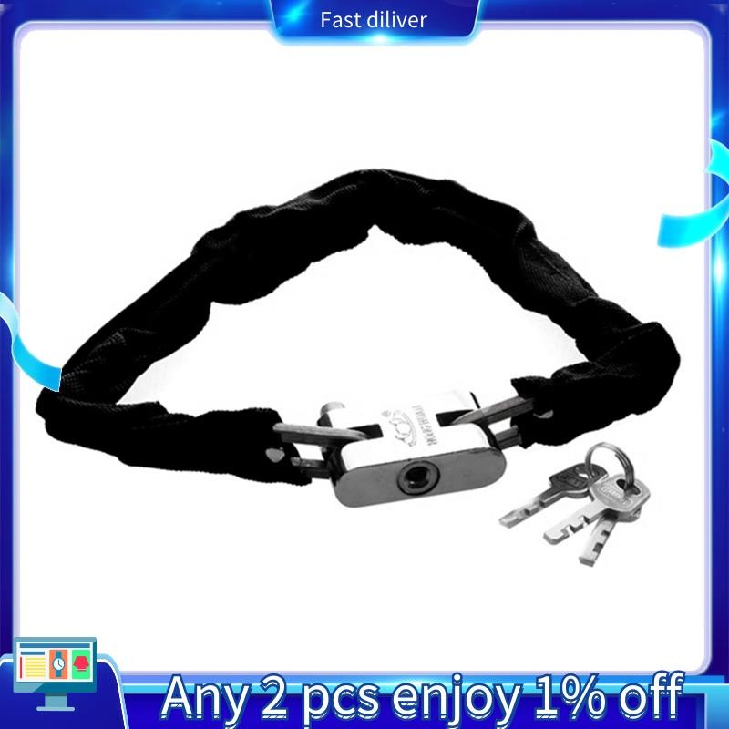 Bike Lock 83CM Metal Anti-Theft Road Bike Heavy Duty Safety Lock ...