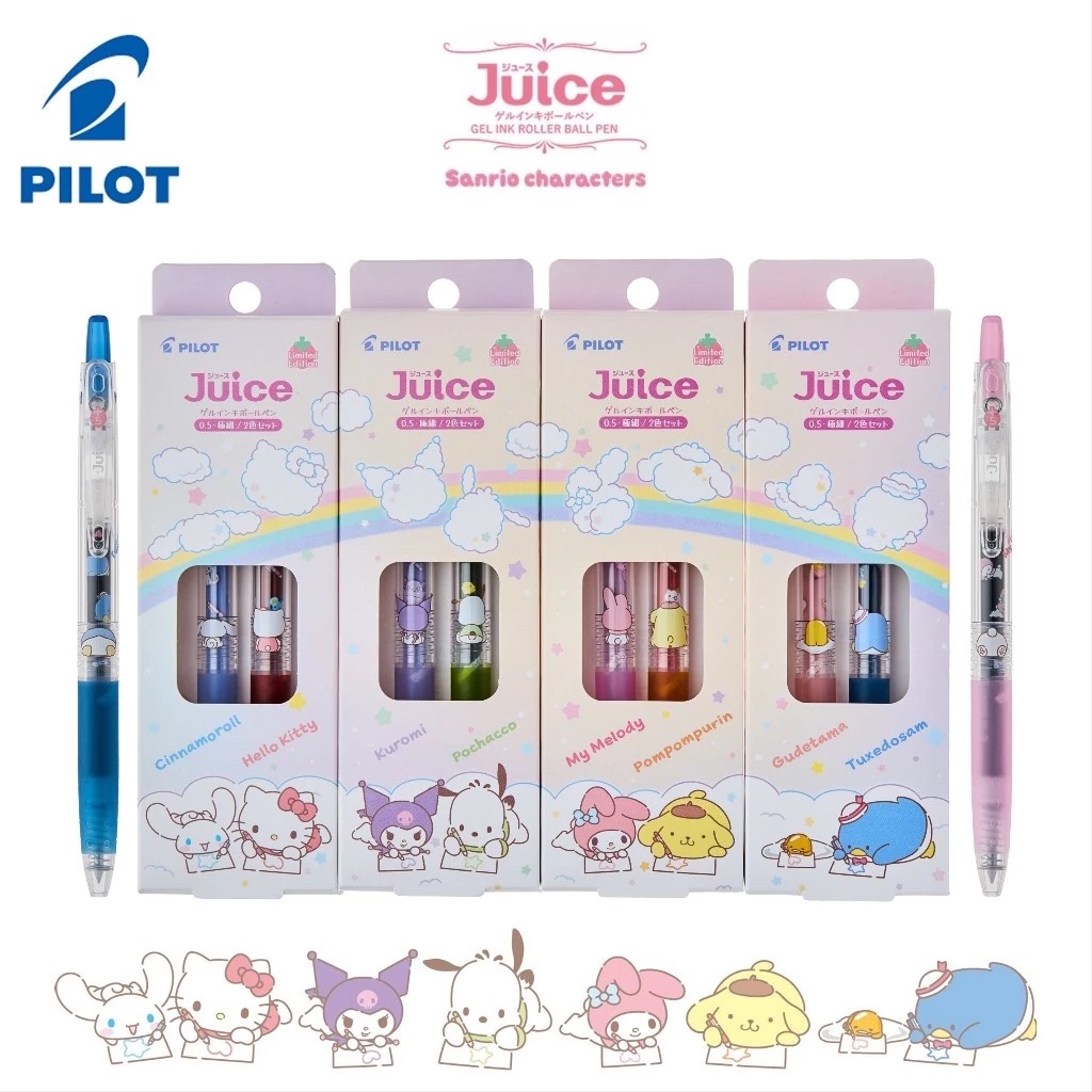 Pilot Juice Pen 0.5 Sanrio Limited Edition Set of 2 | Mr. Paper ...