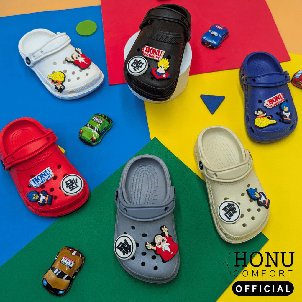 Anime Dragon Ball Character Crocs Sandals for Boys Baby Toddlers with ...