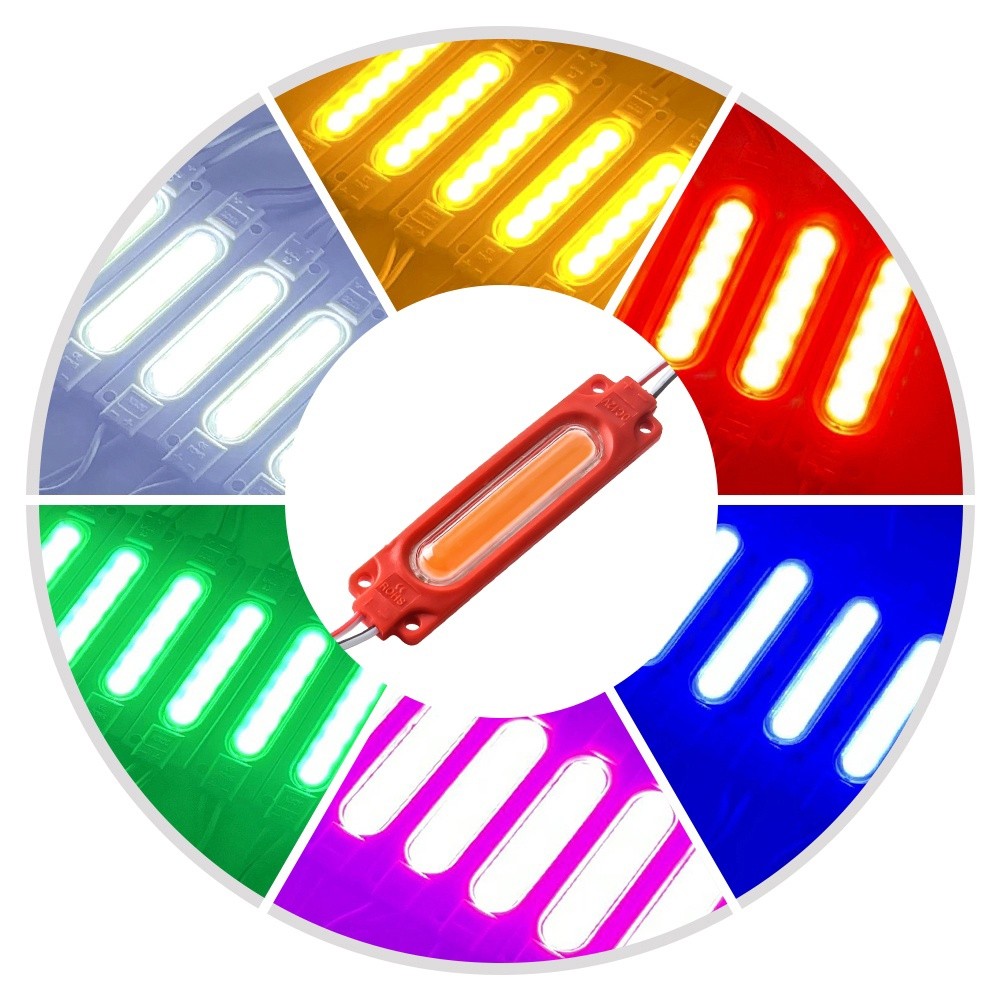 6 LED COB Warning Light Modules, 12V 24V, Very Bright, Suitable for ...