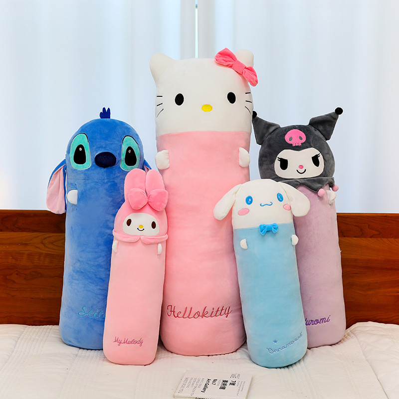 Adorable Hello Kitty\My Melody\Kuromi\Cinnamoroll\Stitch Long Plush ...