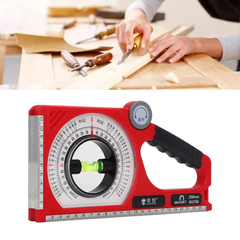 Inclinometer Angle Finder Meter Gauge Magnetic Protractor With Bubble ...