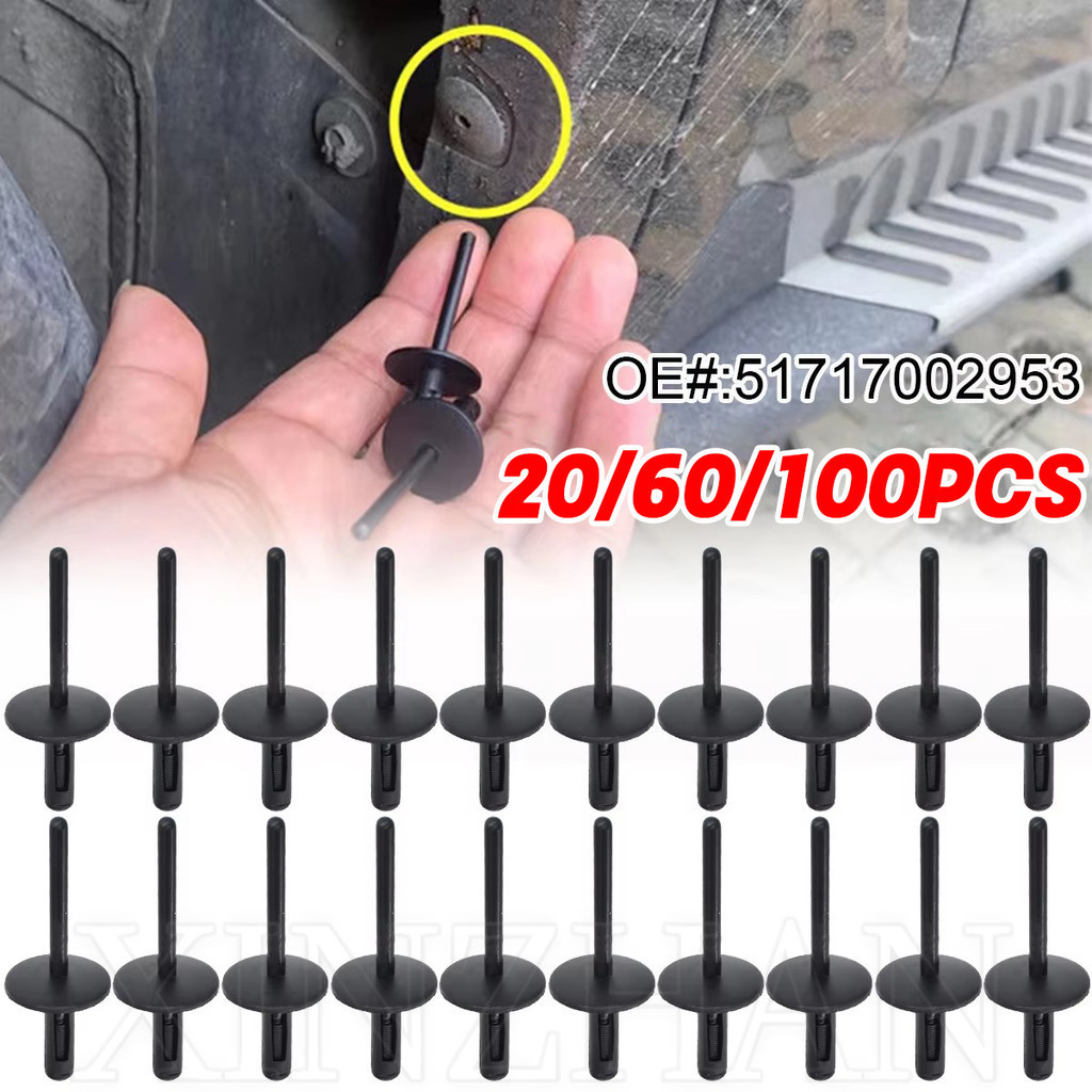 20-100PCS Plastic Pop Blind Rivets - Car Repairing Accessories - For ...