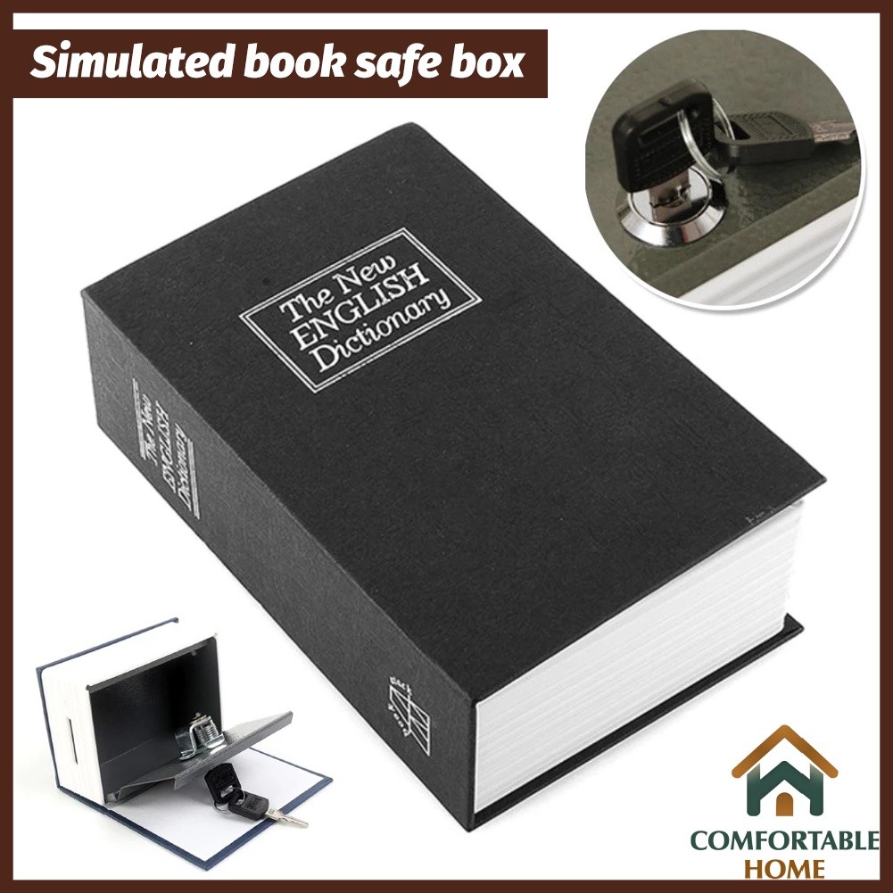 CHS Security Hidden Dictionary Book Secret Money Cash Jewelry Safe with ...