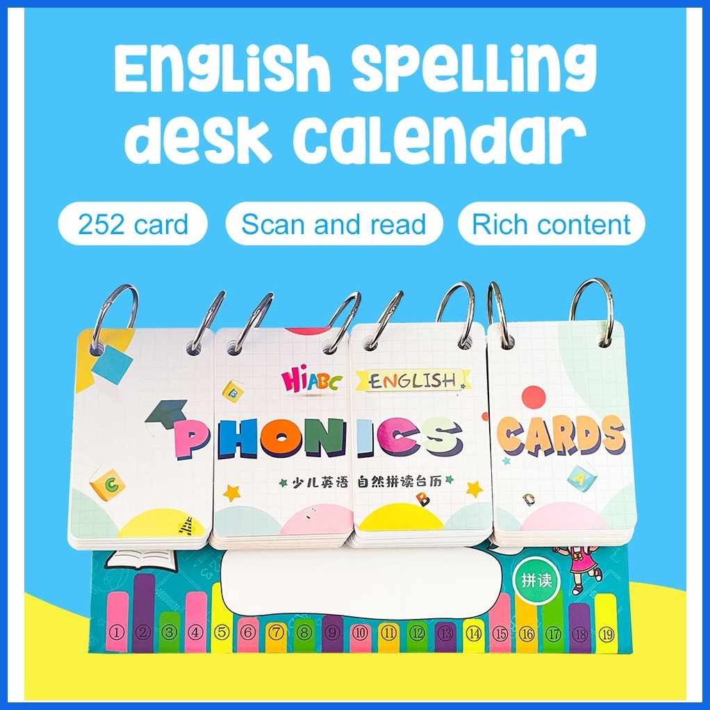 252PCS.S{English,m$Phonics)Ns}Calendar>Yy}Word>ye}Card>TX}Flash>nE}Card ...
