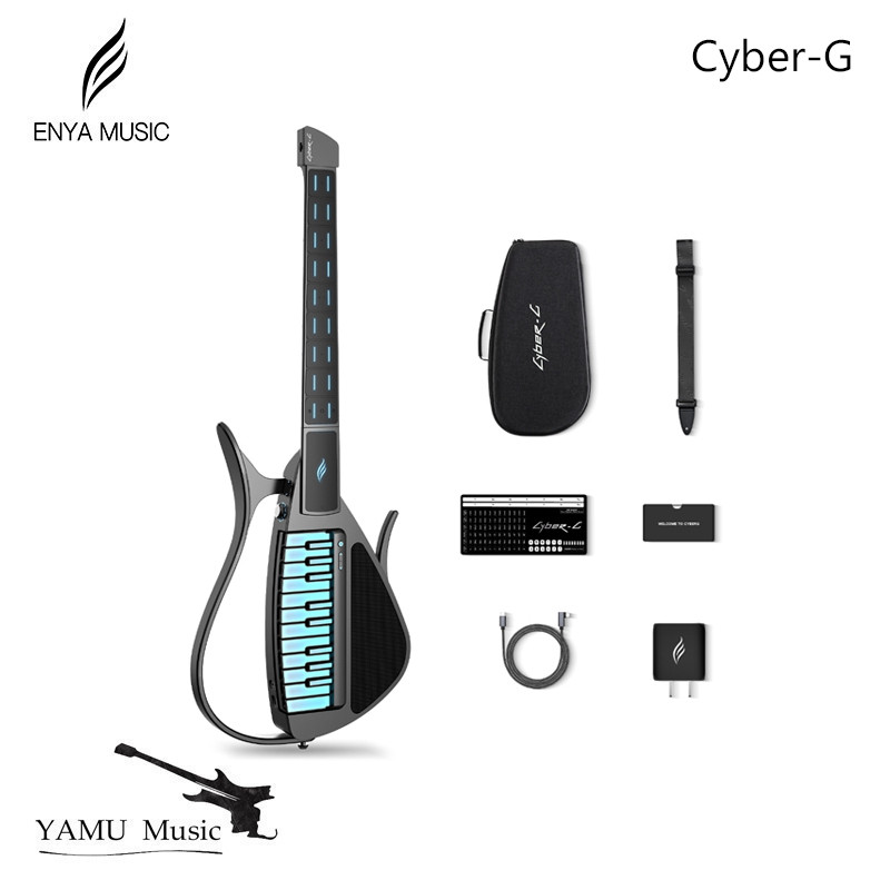 ENYA Cyber G Stringless Smart Backing Guitar,Chord Generator,Built-in ...