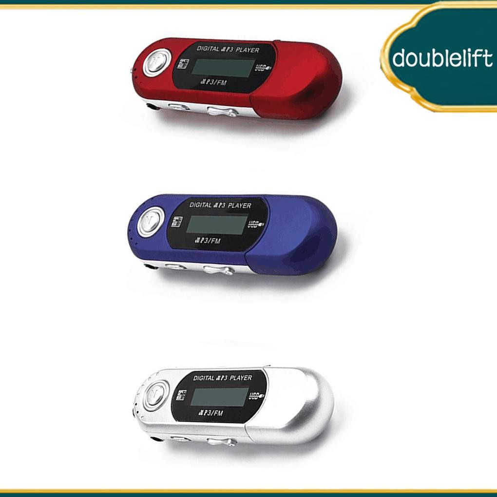 2 in 1 Mini MP3 Player Flash Drive Multilanguage LCD Music Player with ...