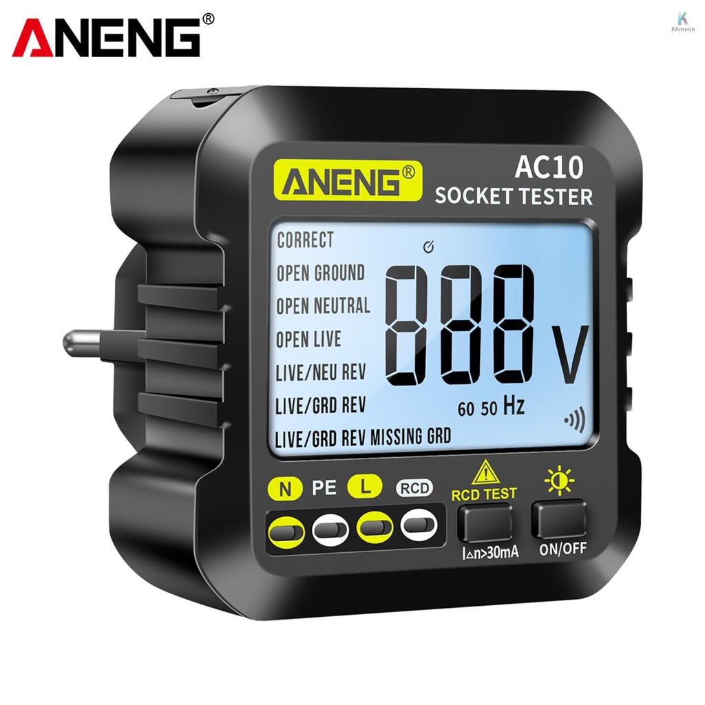 ANENG Tester Phase Check Phase Check Voltmeter (uk Socket Tester Phase ...