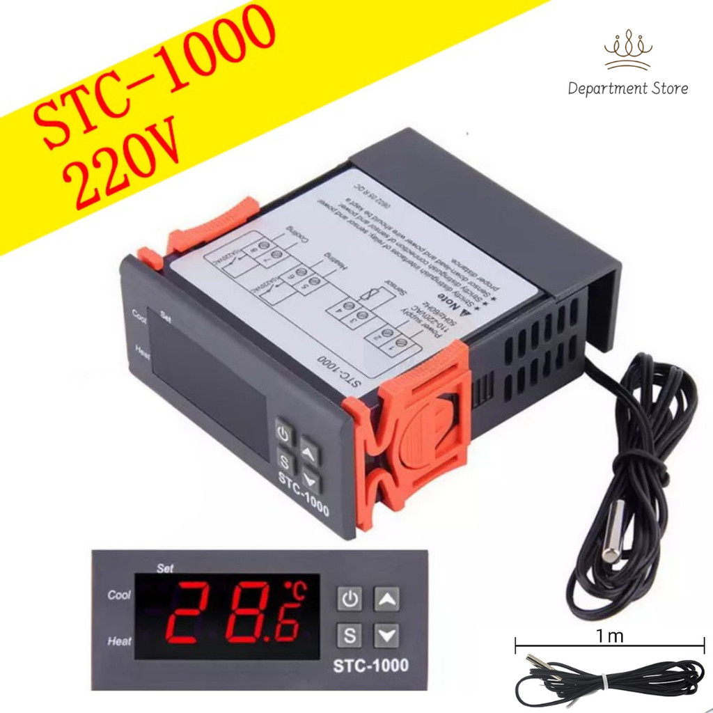 STC-1000 LED digital temperature controller thermostat temperature regulator thermostat ...