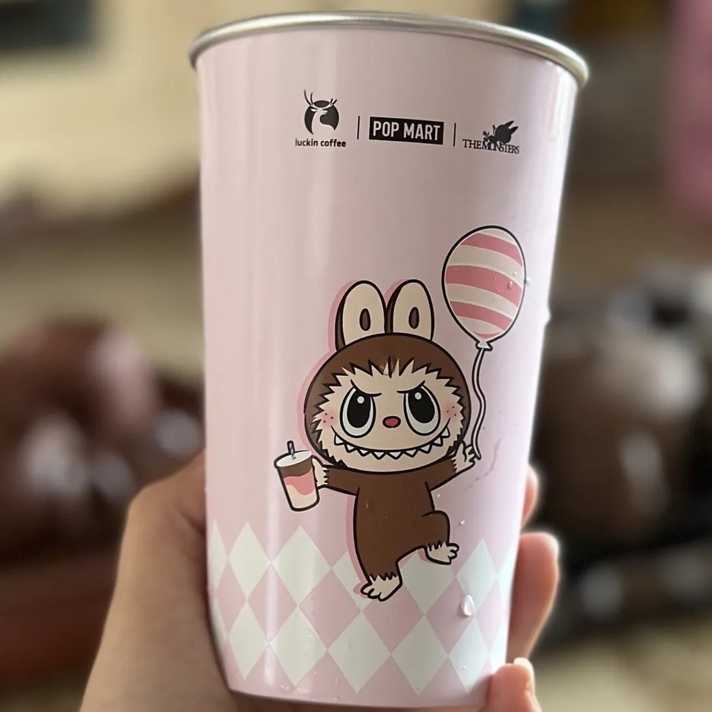 Labubu Ruixing Co-Branded Color-Changing Cup Cute Cartoon Coffee ...