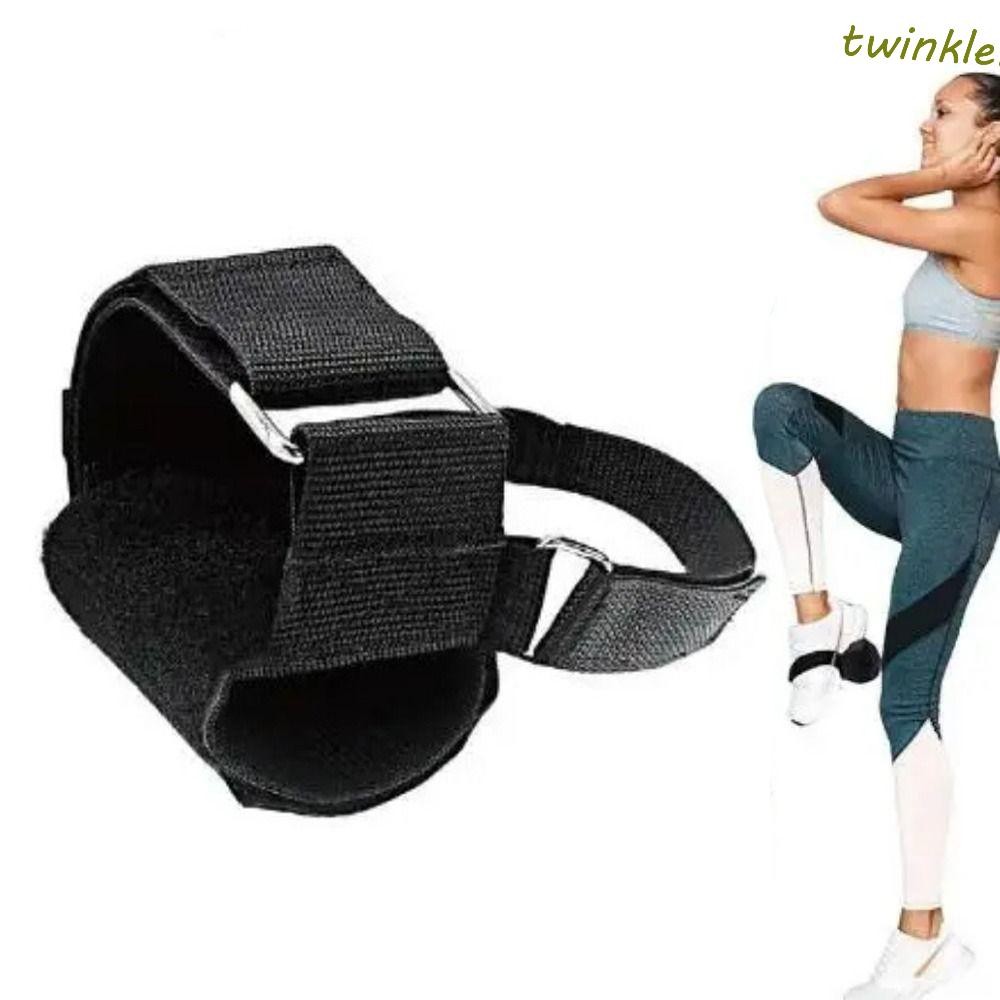 TWINKLE1 Dumbbell Foot Strap, Adjustable Ankle Buckle Ankle Weights Bands, Lightweight Sturdy ...