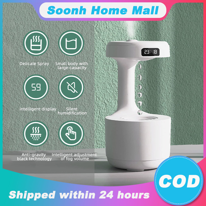 Bedroom Ultrasonic Humidifier Air Purifie Cold Mist Humidifier with ...