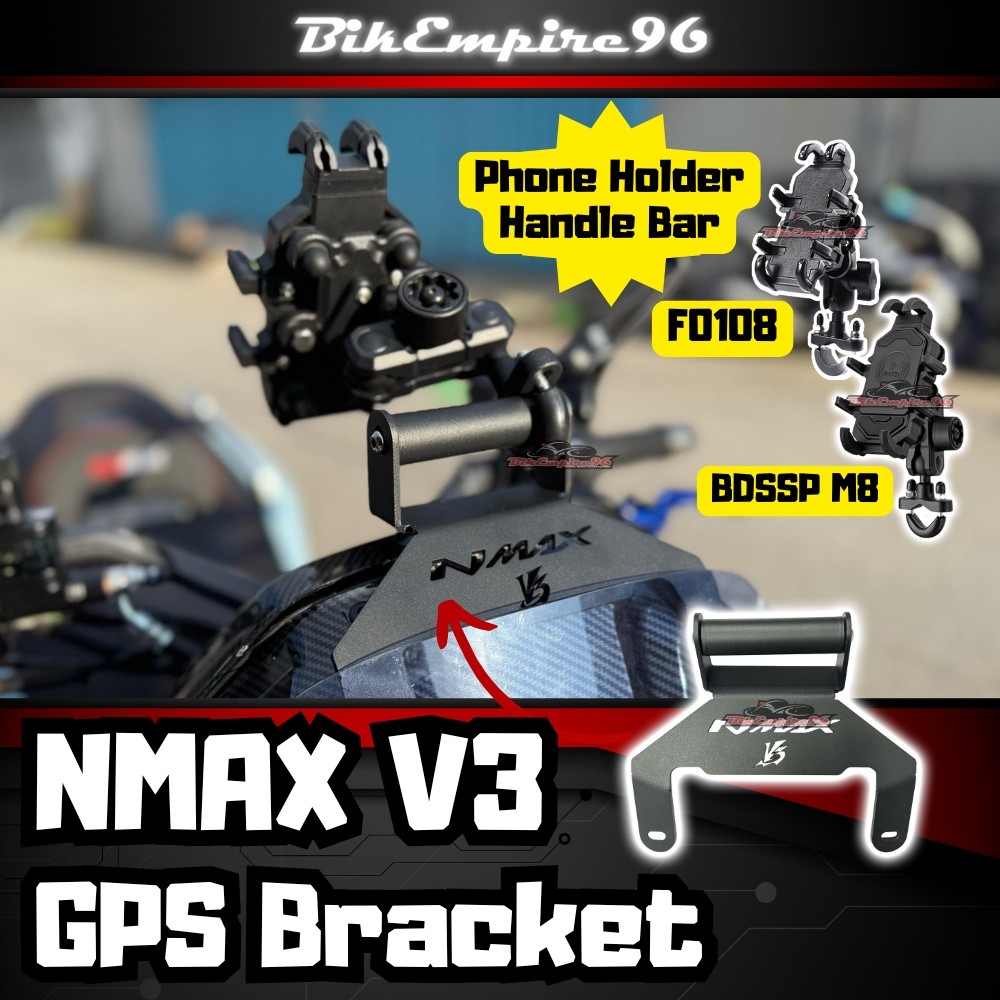 Nmax 155 V3 2025 GPS Bracket Heavy Duty Phone Holder Thickness 3.5mm ...