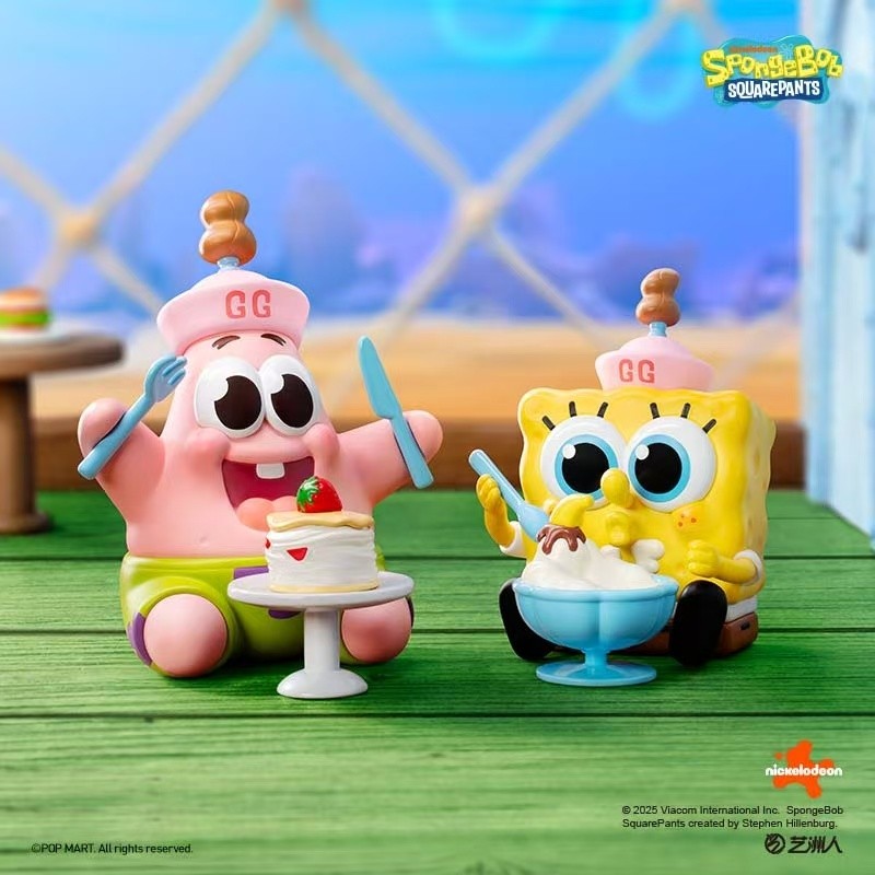 POPMART Pop mart SpongeBob SquarePants Good Friends Patrick Star Blind ...