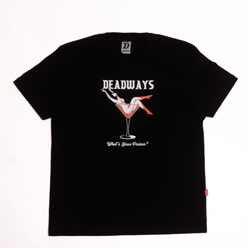 DEADWAYS Poison T Shirt For Men Casual Cotton Original Tshirt | Shopee ...