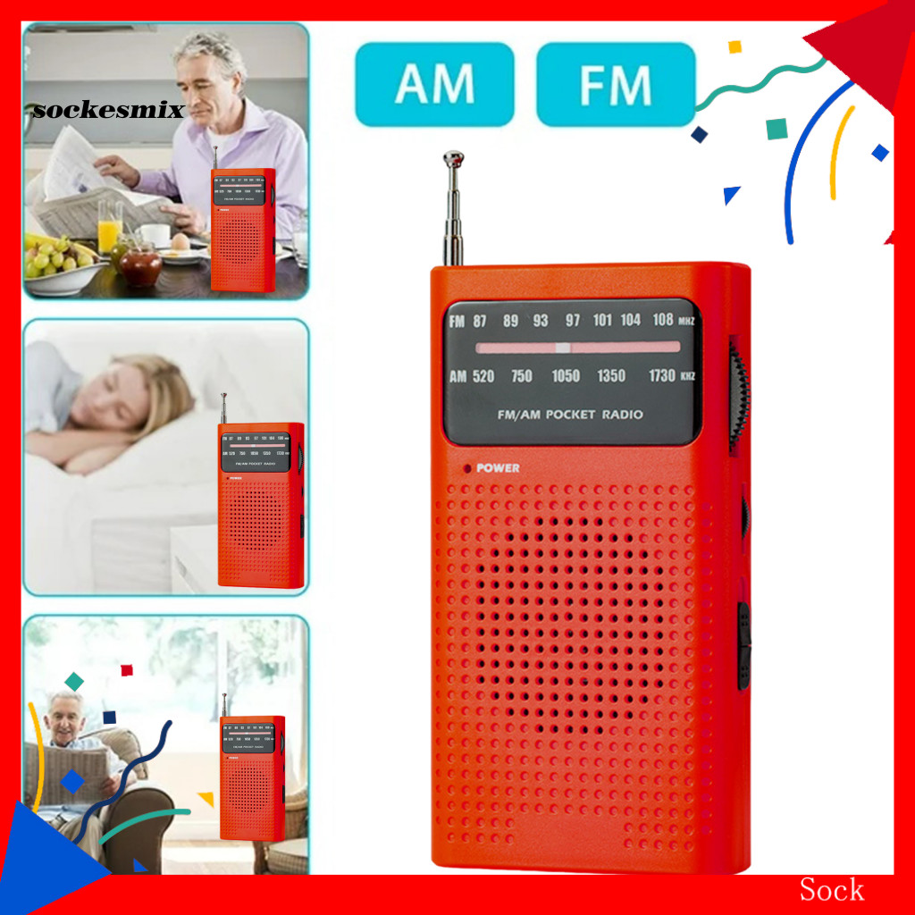 SX Stereo Speakers Radio Am/fm Pocket Radio Portable Am/fm Radio with ...