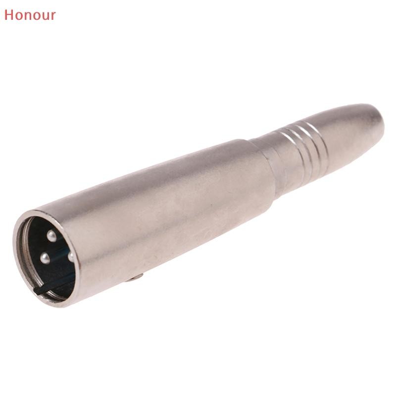 [Honour] 1pc MIC 3 Pin XLR Male Plug to 1/4 Inch 6.35mm Mono Female ...