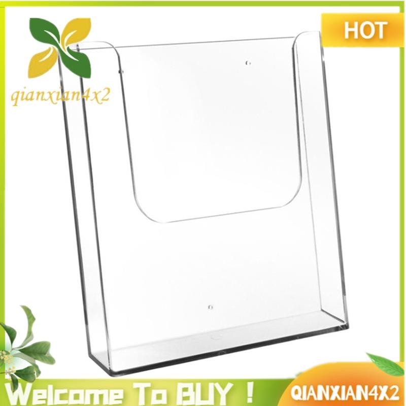 Wall-Mounted File Rack Color Page Rack Transparent Supplies Storage Box ...