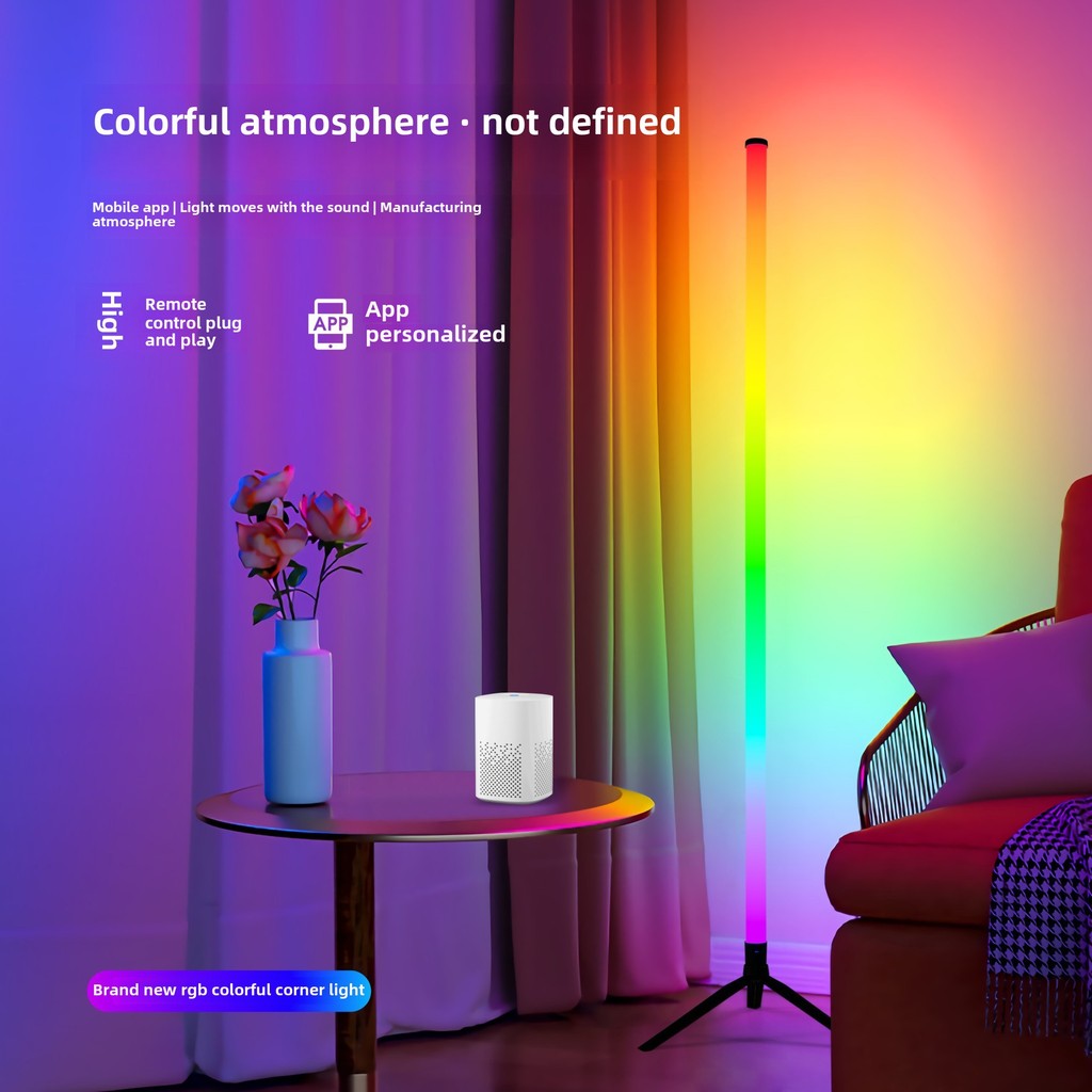 Cross-Border Magic Color RGB Atmosphere Light Stick Pickup Ambience ...