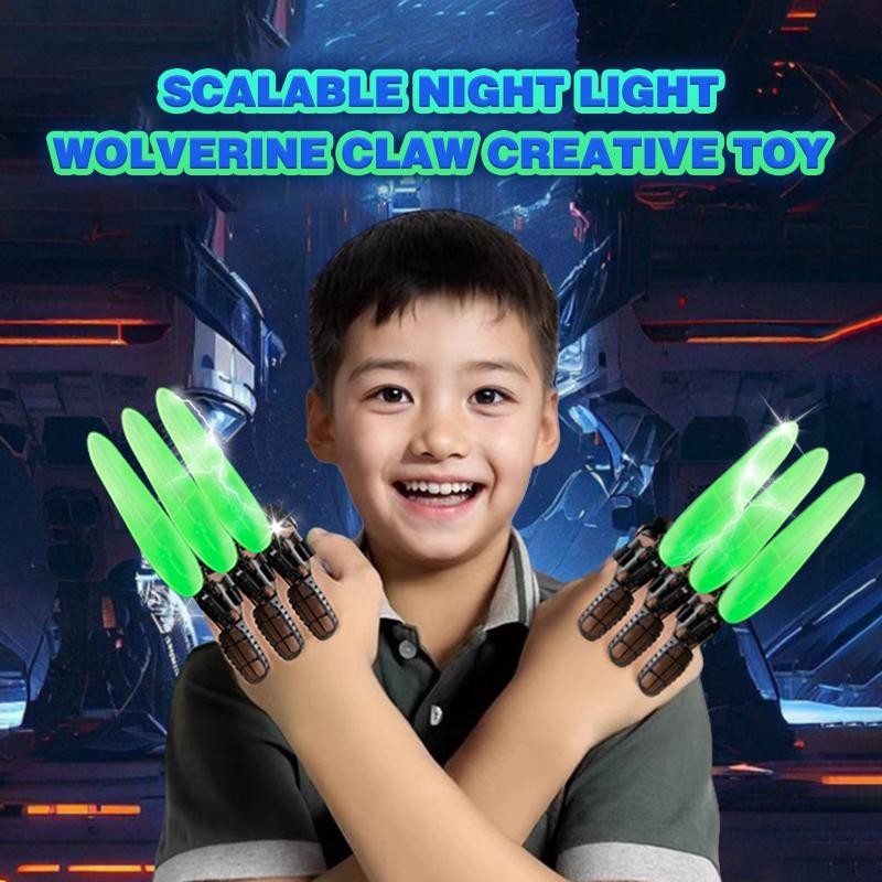 luminous Retractable Wolverine claws Children's assembly linkage joint ...