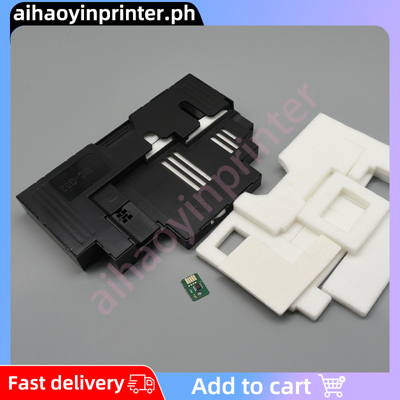 MC-G02 Maintenance Cartridge Box For CANON G1020 G2020 G3020 G3060 G4020 G570 G670 Sponge Chips ...