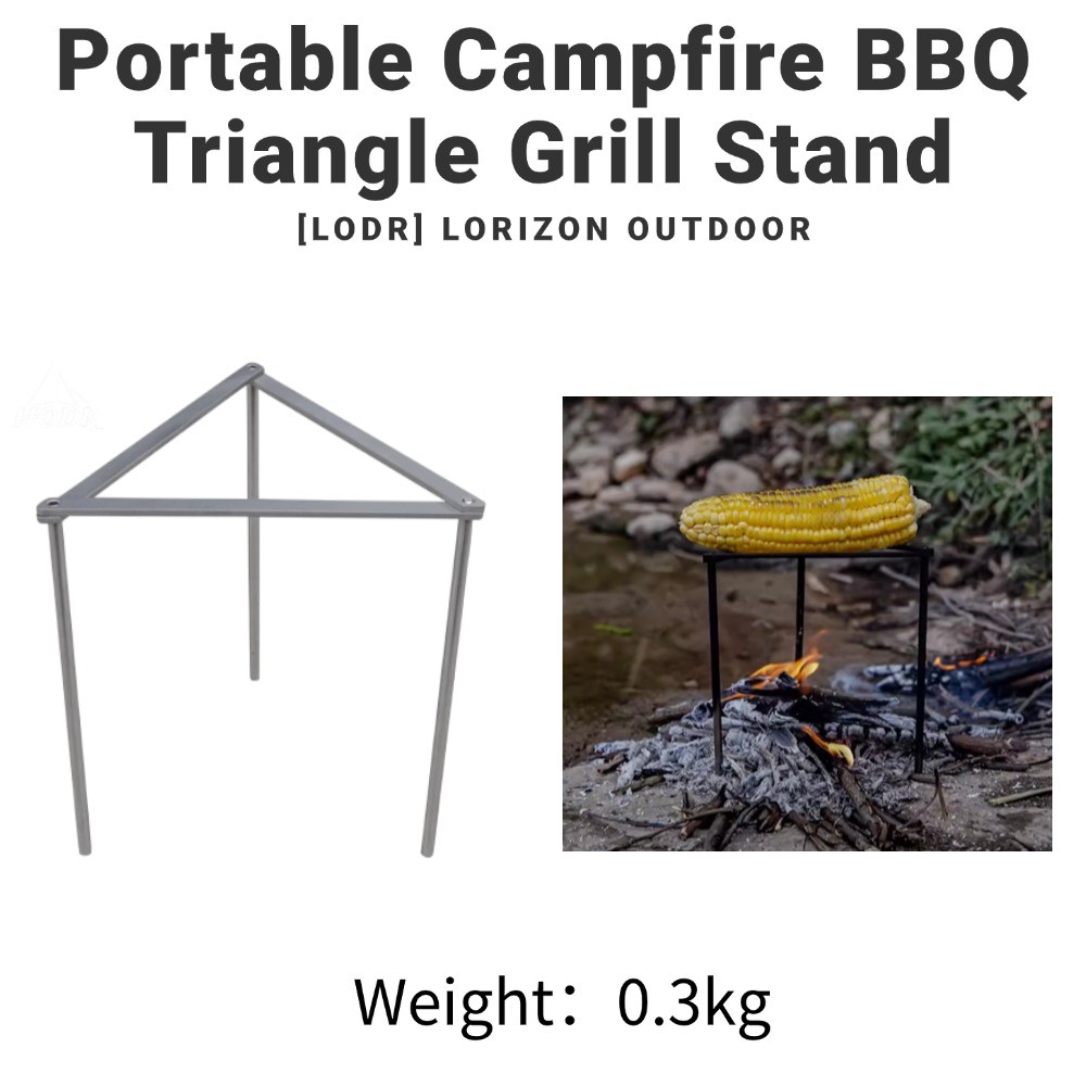 【LODR】Wilderness Bushcraft Outdoor Camping BC Fire Pit BBQ Triangle ...