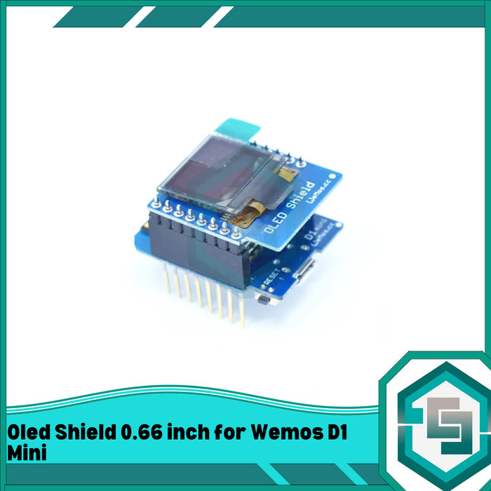 OLED SHIELD 0.66 INCH FOR WEMOS D1 MINI OLED SHIELD SMALL | Shopee ...