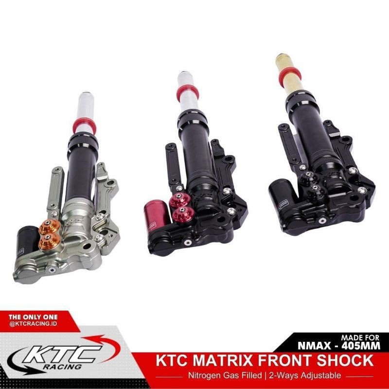 Shockbreaker Front Shock KTC RACING DOUBLE Disc MATRIX Electric NMAX ...