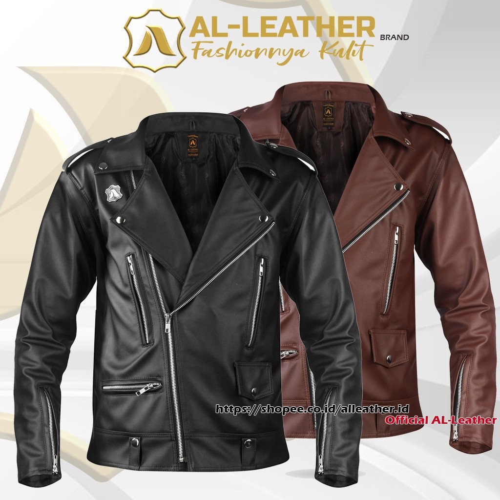 AL-Leather Ramones Retro Men'S Leather Jacket The changcuters Bigsize/Size S M L XL 2XL X3L X4L ...