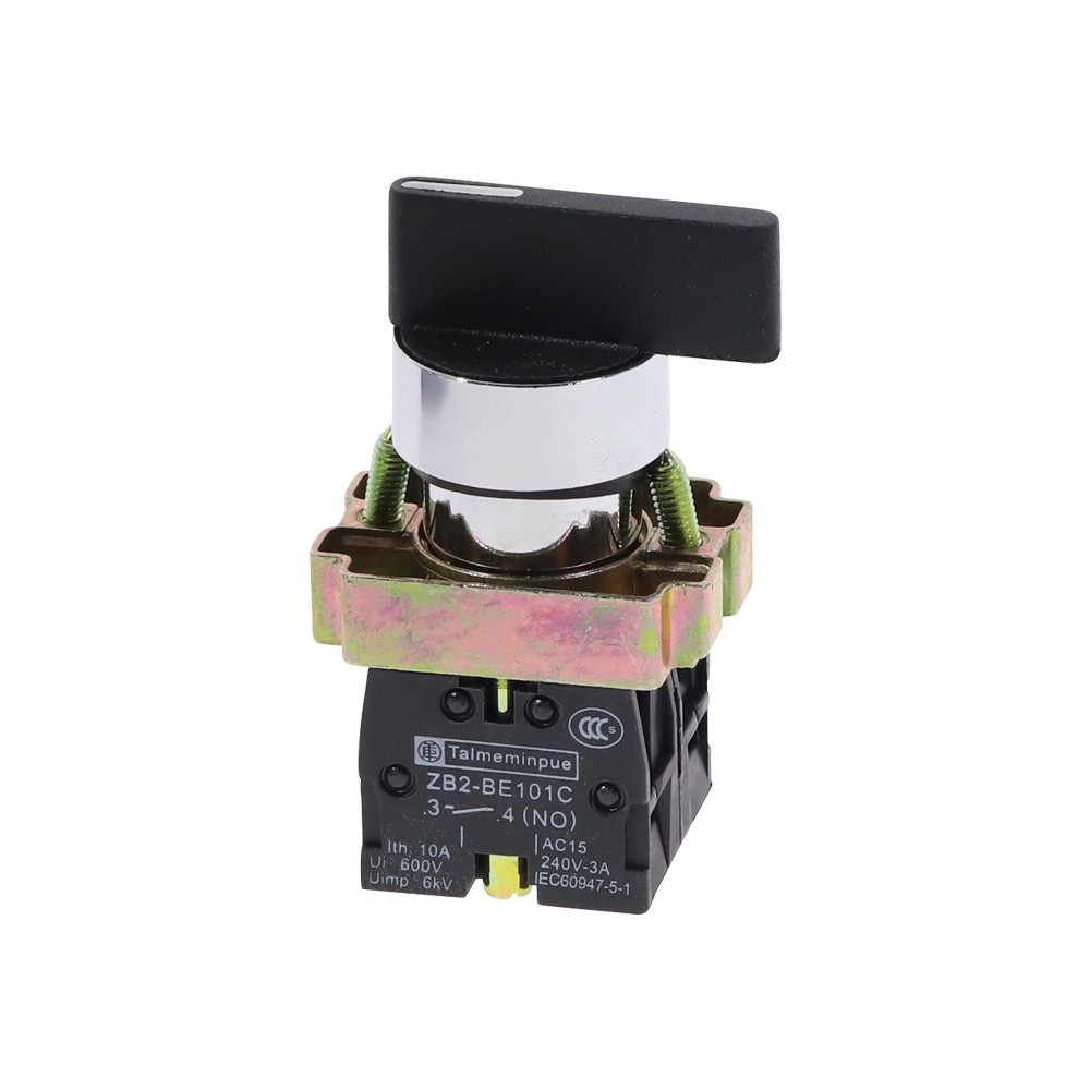 NEW 2 Position 1 NO 1NC Maintained Select Selector Switch XB2-BD25C ...