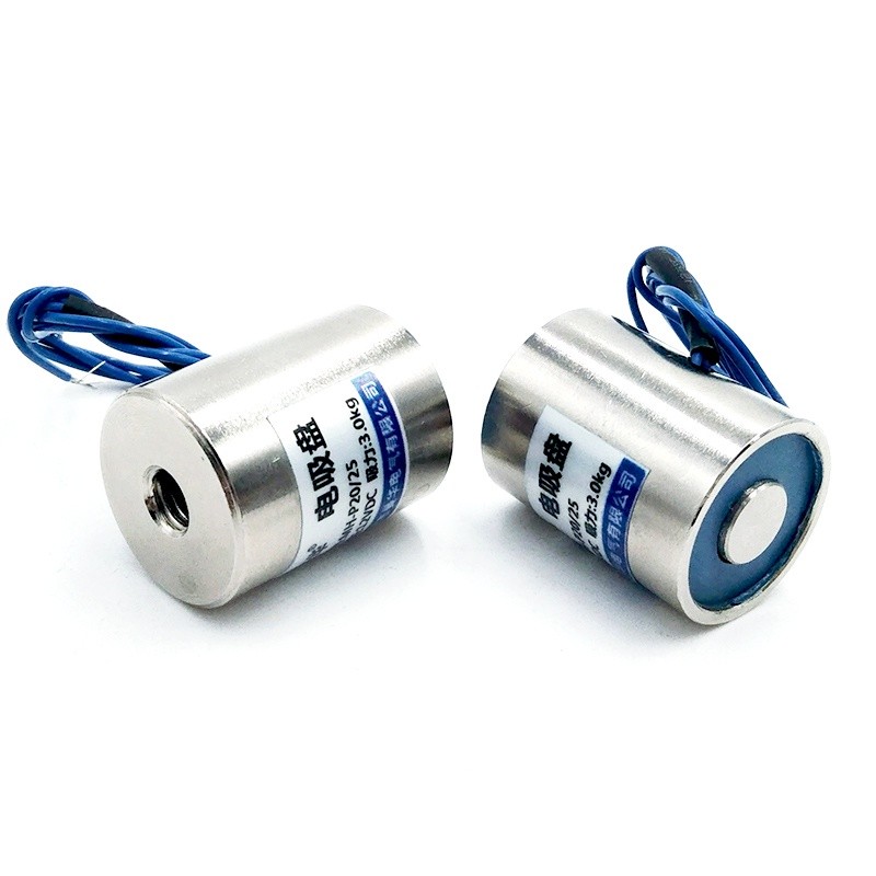 New 1PCS P20/25 Holding Electric Magnet Lifting Sucker 3Kg/30N 24V ...