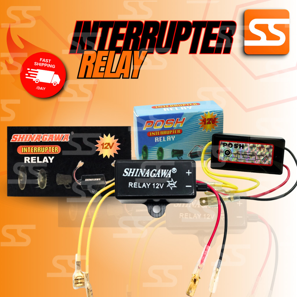 MOTORCYCLE INTERRUPTER AND SHINAGAWA HORN RELAY MINI RAPID DRIVING ...