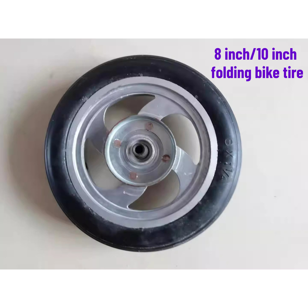 Mini Folding Bike, 8/10 Inch Folding Bike Inner Tube, Pneumatic Wheel ...