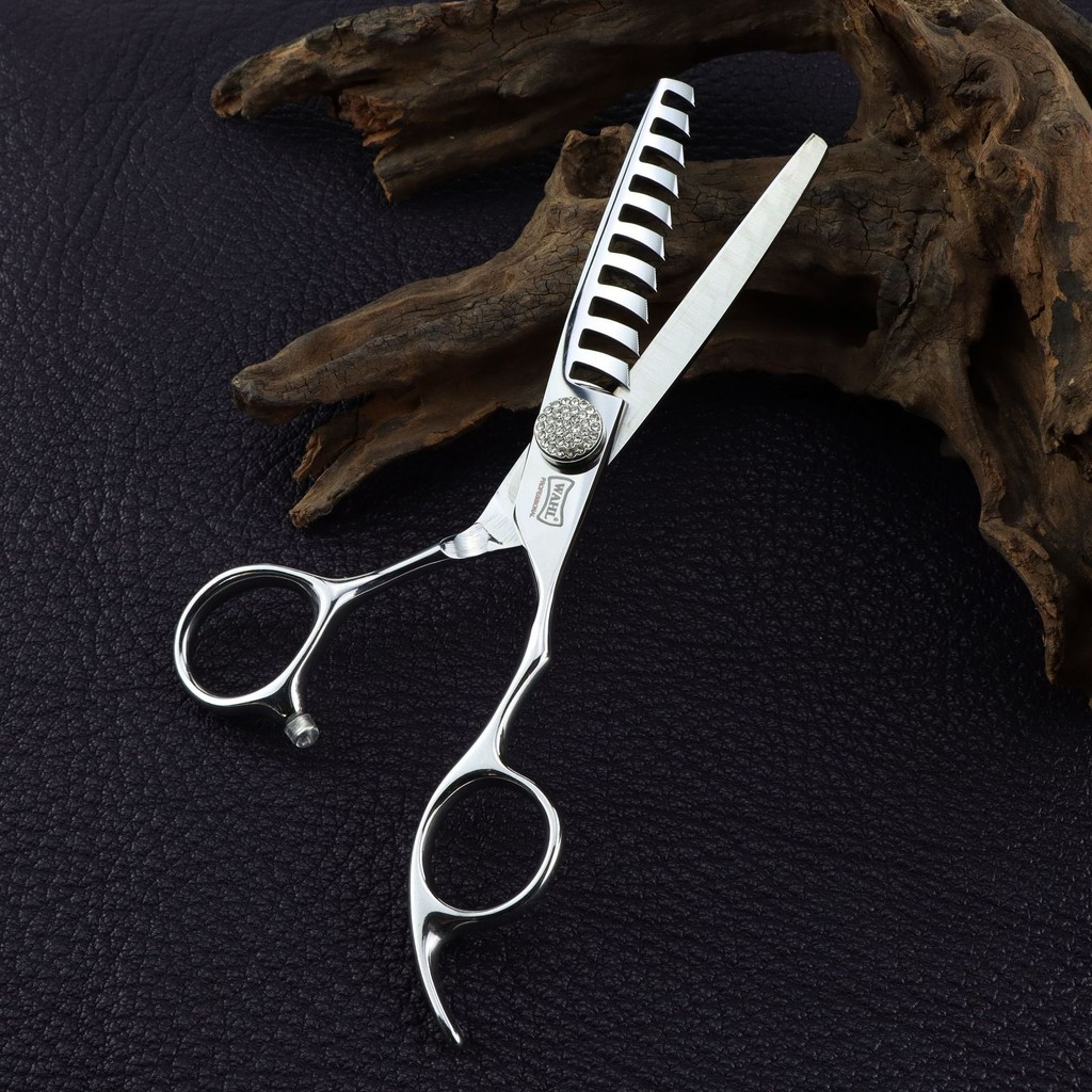 21/5000 6.0 inch 10 teeth fish bone scissors Hair scissors thin teeth ...