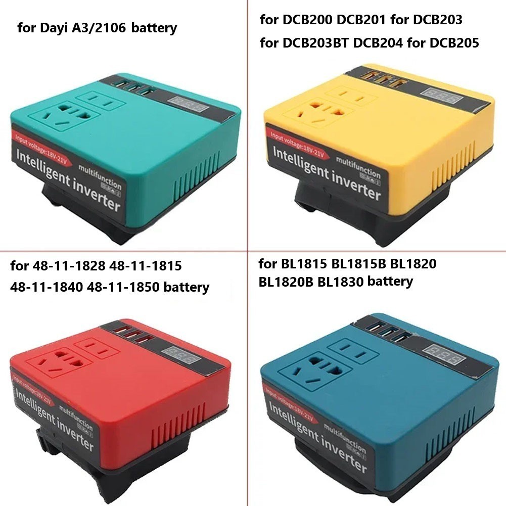 Compact 220V Lithium Battery Inverter with Real Time Current Monitoring ...