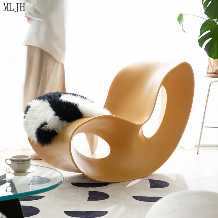 Scandinavian Rocking Chair Creative Trending Lounge Sofa Chair Designer ...